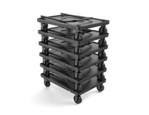 Delivery Cart | 30X42 | Strong Thermoformed Construction | TriEnda